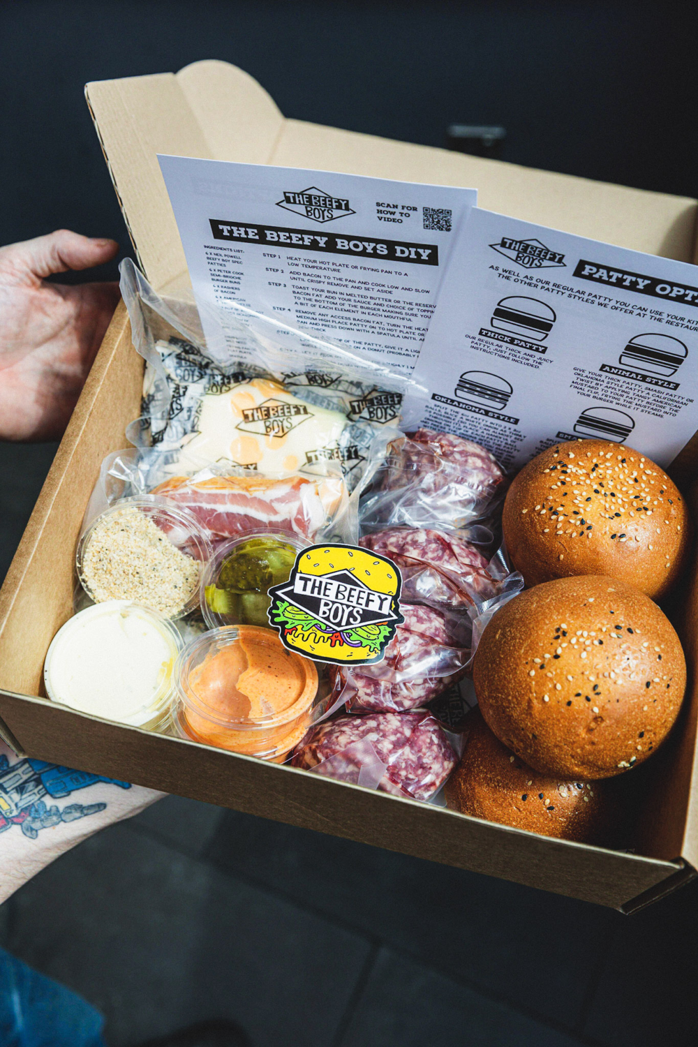 SMALL BEEFY BOY DIY BOX ( 4 x burger size) - The Beefy Boys