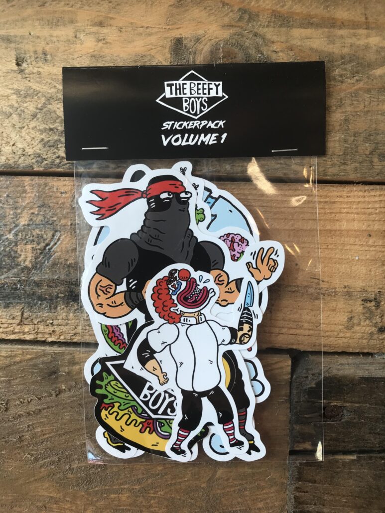BEEFY BOYS STICKER PACKS - The Beefy Boys